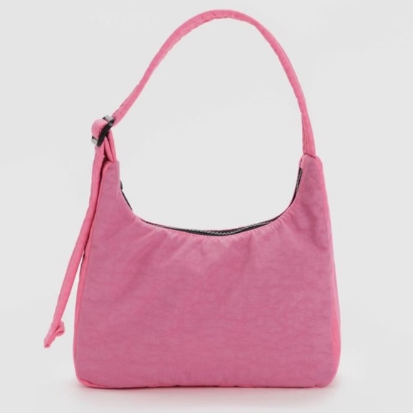 BAGGU | Bags | Baggu Pink Nylon Shoulder Bag | Poshmark